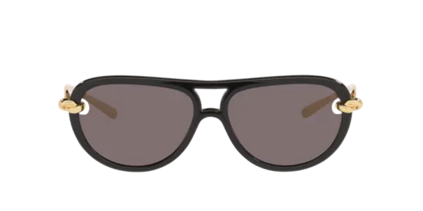 Bottega Veneta Pilot Sunglasses - Black