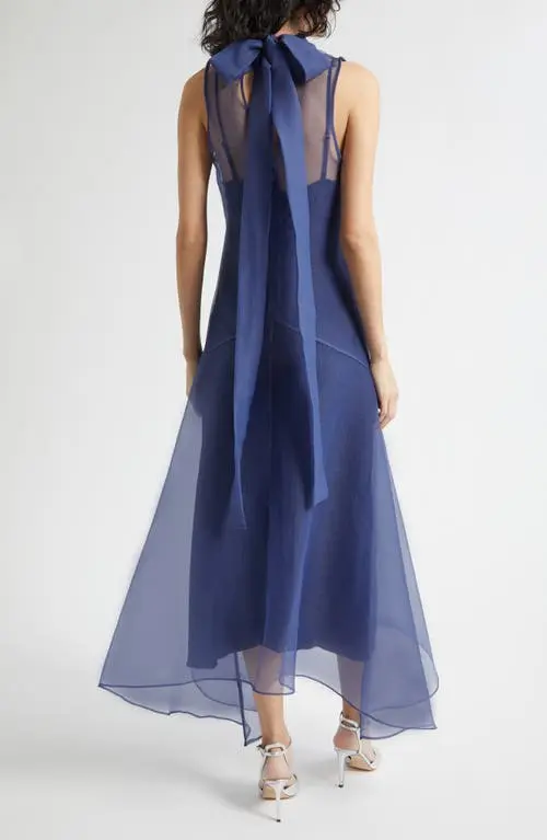 Staud Auden Sleeveless Chiffon Gown