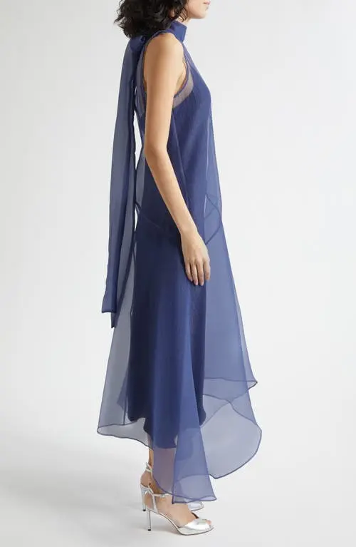 Staud Auden Sleeveless Chiffon Gown