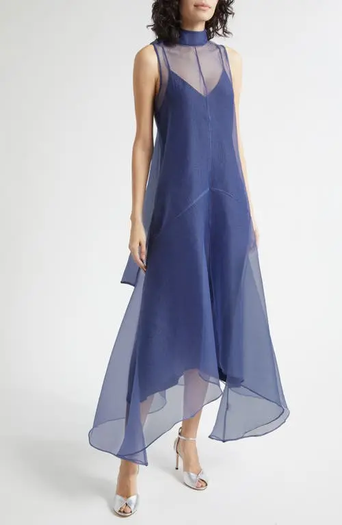 Staud Auden Sleeveless Chiffon Gown