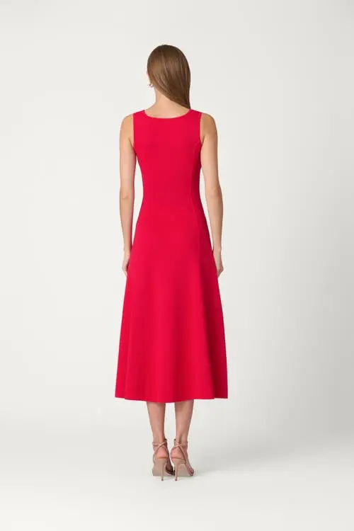 Shoshanna Edgemont Knit Marta Midi Dress