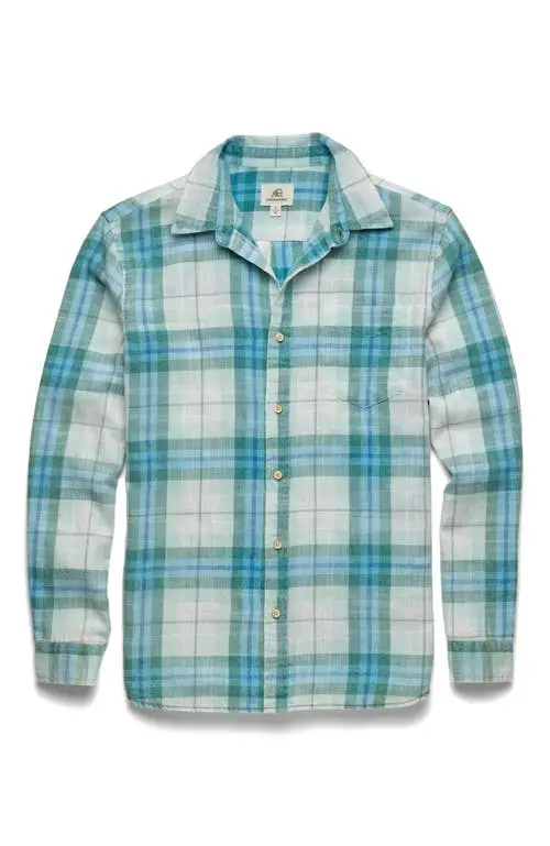 SURFSIDE SUPPLY CO. Brian Twill Plaid Shirt - Blue Combo
