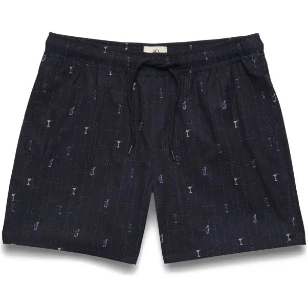 SURFSIDE SUPPLY CO. Jimmy 5" Martini Volley - Navy Martini