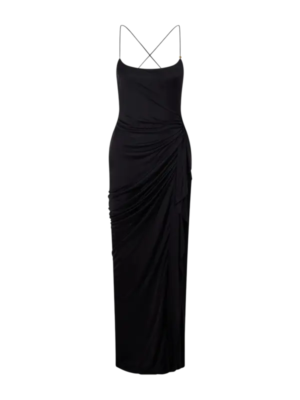 Versace Draped Jersey Gown