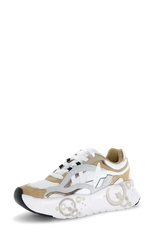 W6YZ Ida Sneaker - Taupe White
