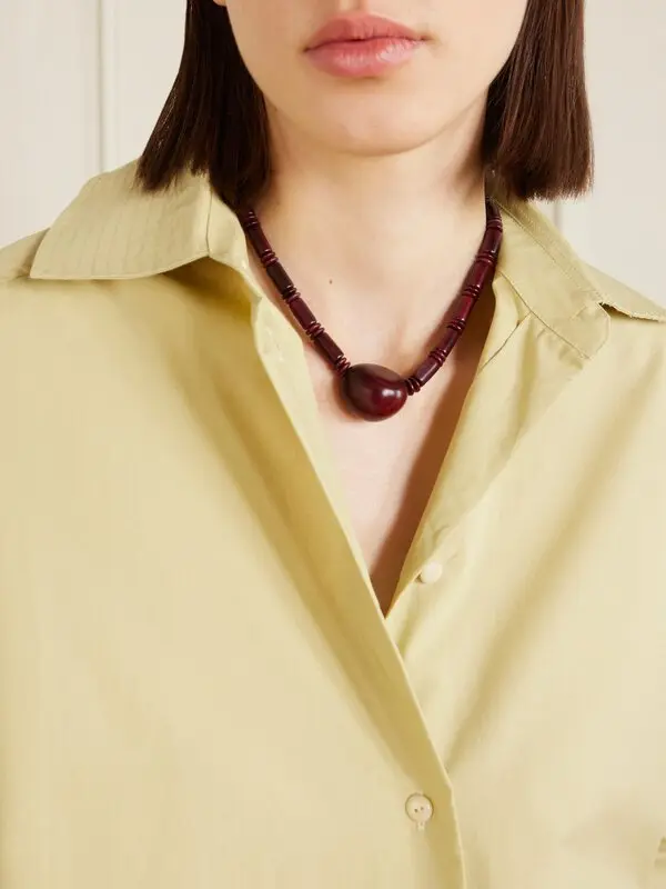 Ossou Haze Cotton-poplin Shirt - Green