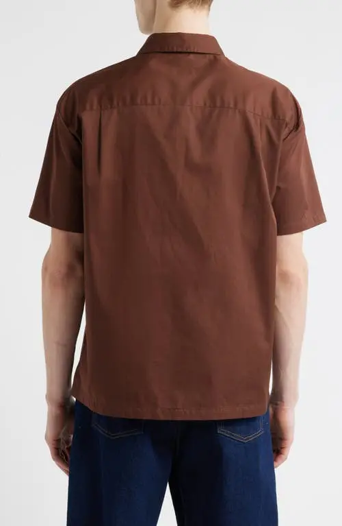 Brixton Builders Olson Button-up Shirt - Chocolate