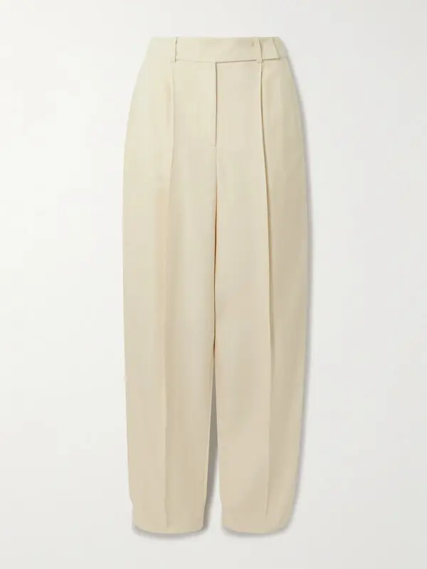 JOSEPH Rayen Pleated Wide-leg Pants