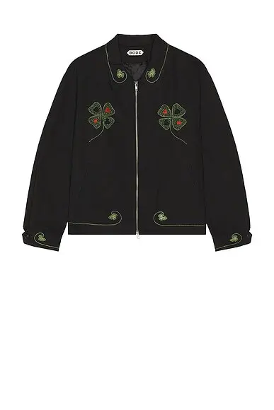 BODE Embroidered Clover Jacket