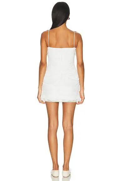 Magda Butrym Sleeveless Ruched Mini Dress