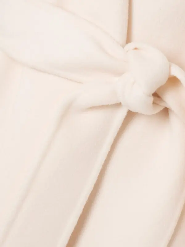 Tove Ondine Belted Wool-blend Coat - Neutrals