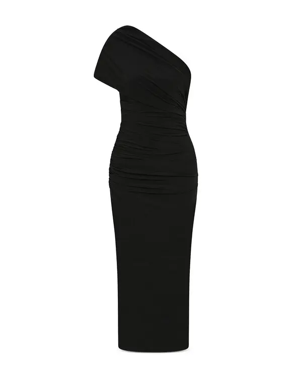 Rachel Gilbert Clay One Shoulder Dress