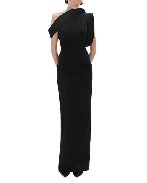 Rachel Gilbert Rowana One Shoulder Gown