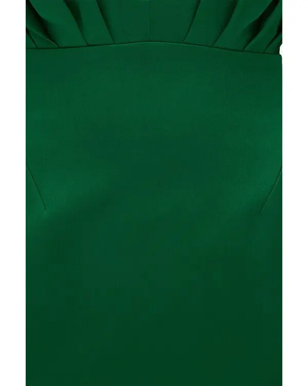 Rachel Gilbert Plunge Neck Dress