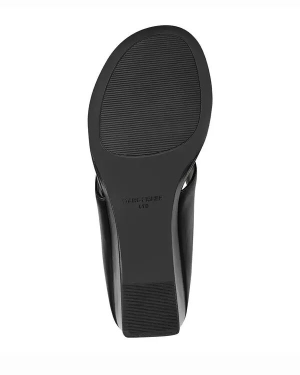 MARC FISHER LTD. Udena Wedge Sandals - Black