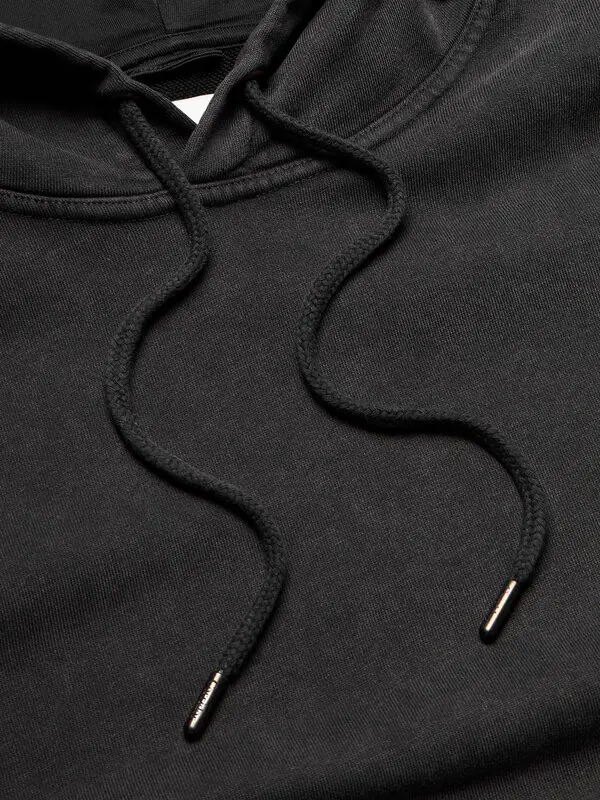 CORRIDOR Cotton-terry Hoodie - Black