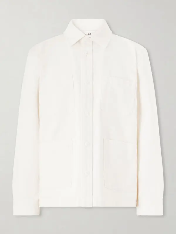 CORRIDOR Misha Cotton-twill Overshirt - Neutrals