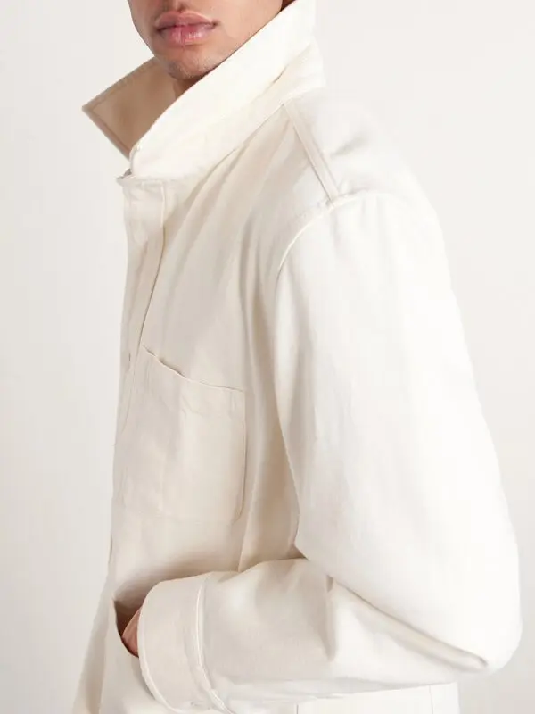 CORRIDOR Misha Cotton-twill Overshirt - Neutrals