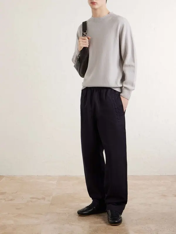 MARGARET HOWELL Mhl. Wide-leg Cotton-twill Trousers