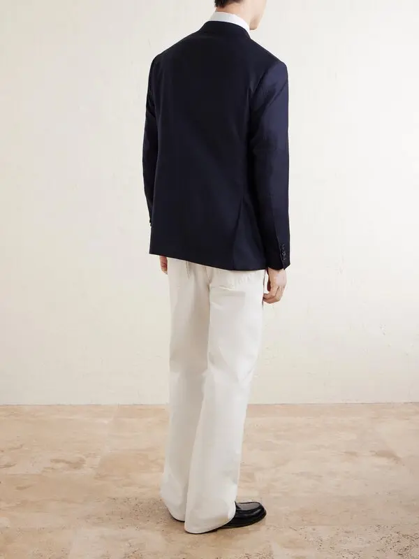 Canali Kei Cashmere-twill Blazer
