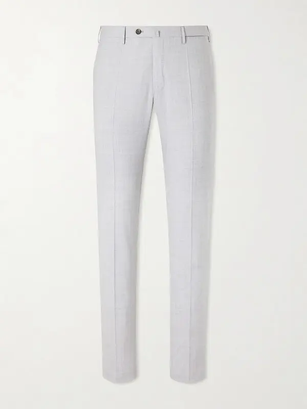 SLOWEAR Slim-leg Wool Trousers