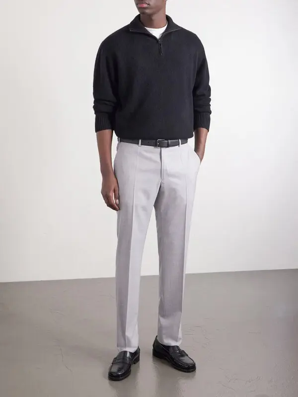 SLOWEAR Slim-leg Wool Trousers