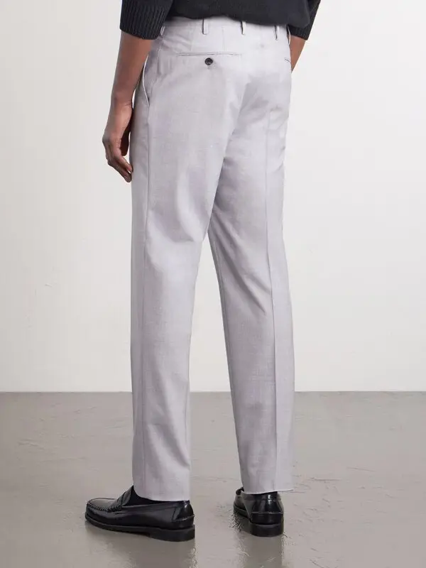 SLOWEAR Slim-leg Wool Trousers