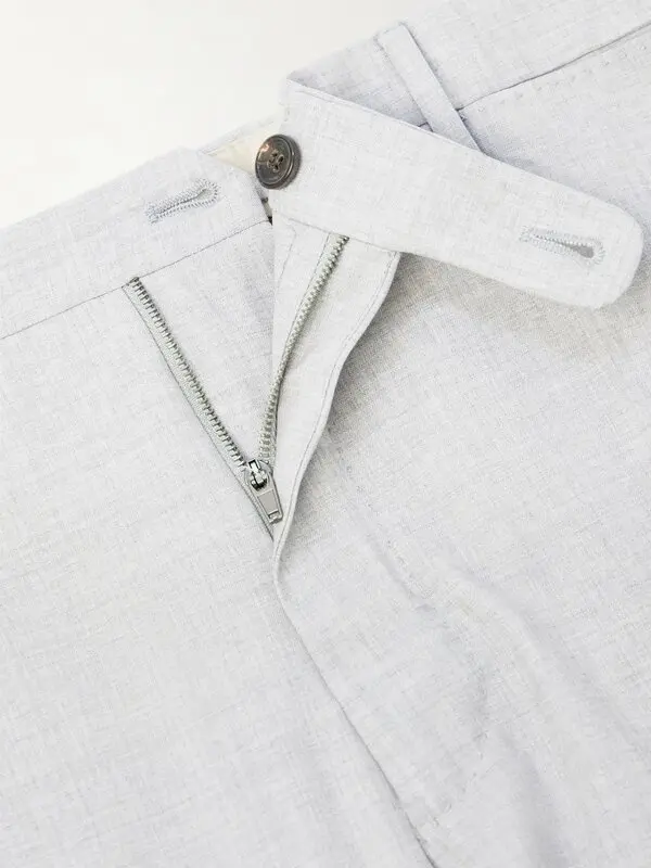 SLOWEAR Slim-leg Wool Trousers