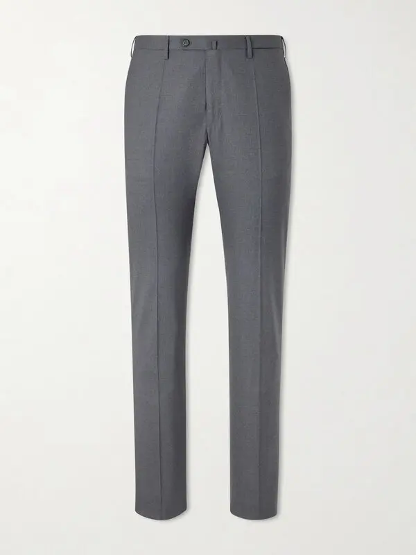 SLOWEAR Slim-leg Wool Trousers