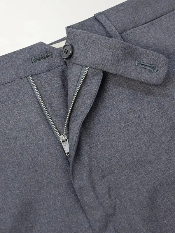 SLOWEAR Slim-leg Wool Trousers
