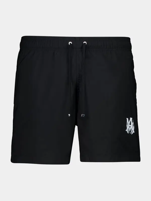 Amiri Ma Core Logo Swim Shorts - Black