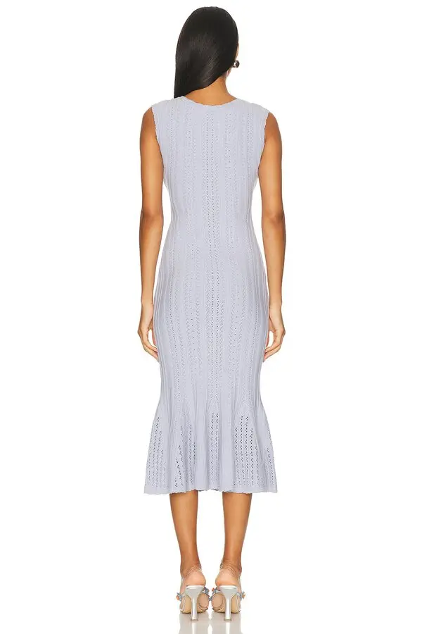 LoveShackFancy Tayleen Dress - Blue