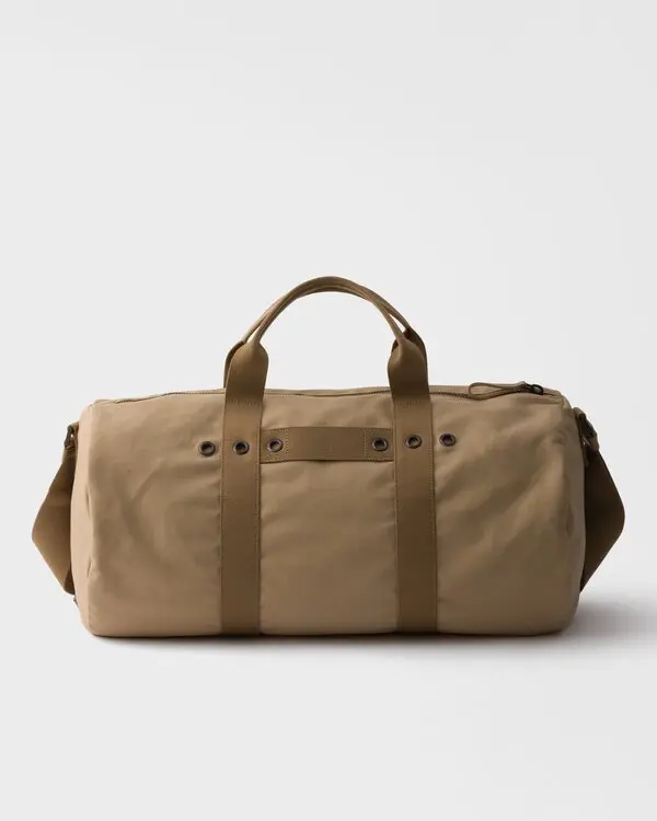 Prada Canvas Duffel Bag