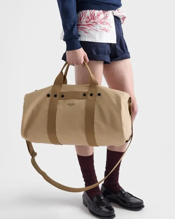 Prada Canvas Duffel Bag