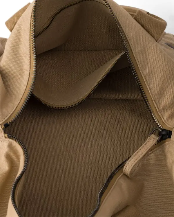 Prada Canvas Duffel Bag - Neutral