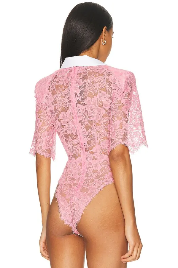 ROWEN ROSE Polo Bodysuit