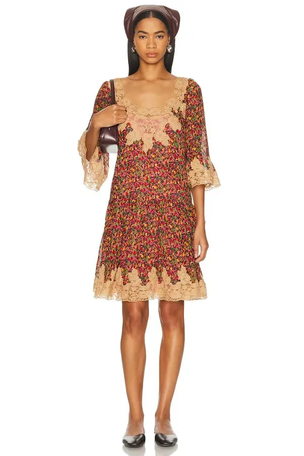 BODE Confetti Floral Dress - Multi