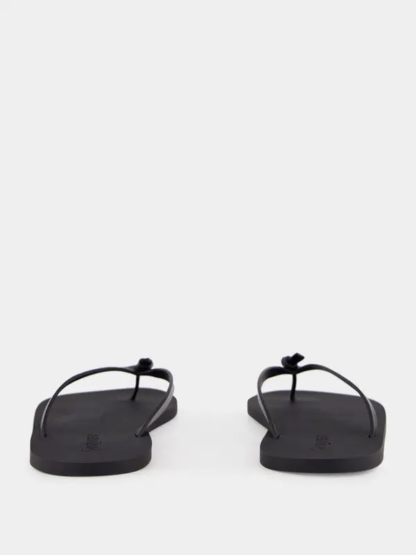 Saint Laurent Pool Leather Flip-flops
