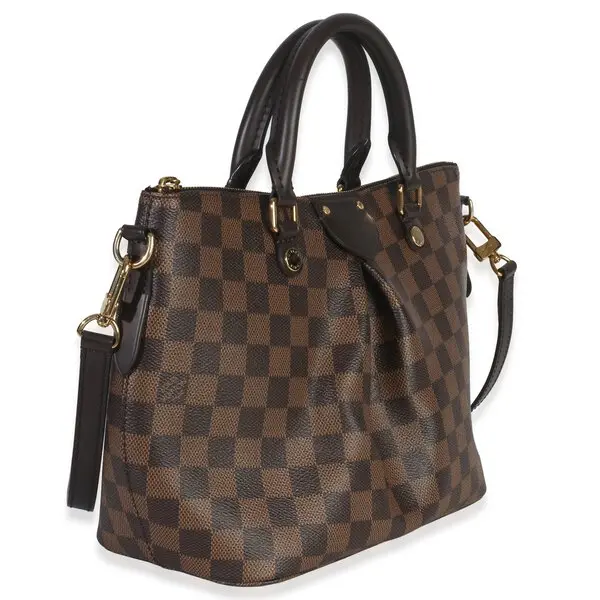 LOUIS VUITTON Damier Ebene Canvas Siena Pm