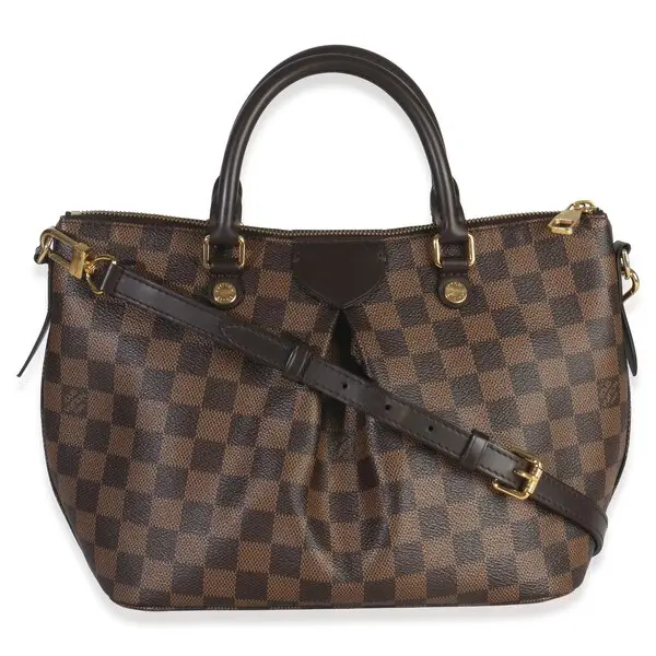 LOUIS VUITTON Damier Ebene Canvas Siena Pm