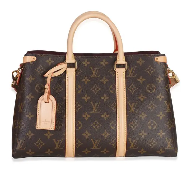 LOUIS VUITTON Monogram Canvas Soufflot Mm - Brown