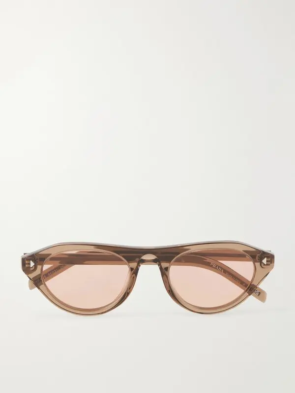 Prada D-frame Acetate Sunglasses - Neutrals