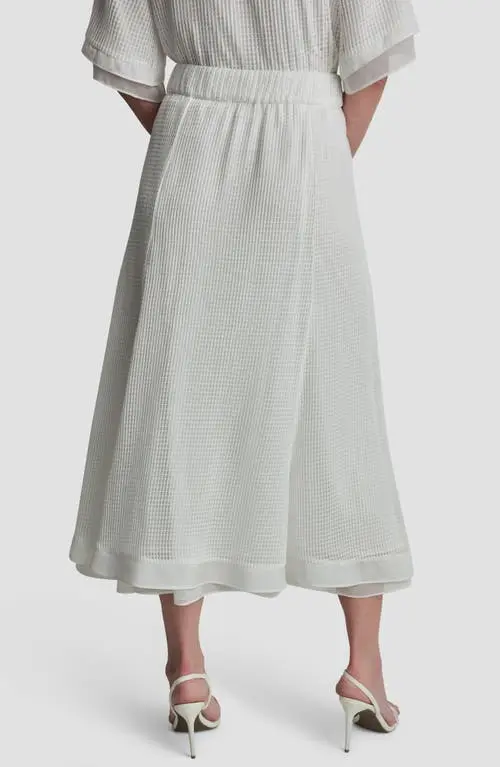 Dkny Windowpane A-line Skirt