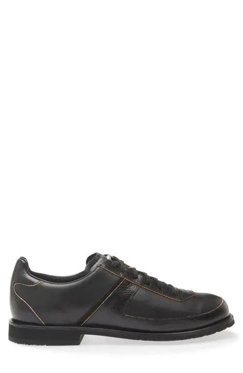 Our Legacy Ten Pin Leather Derby - Black Strike Leather
