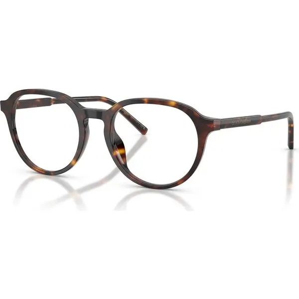 Dolce & Gabbana 52mm Phantos Optical Glasses - Tortoise