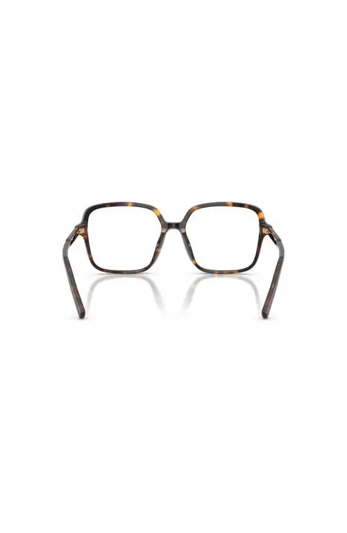 Dolce & Gabbana 55mm Square Optical Glasses - Tortoise