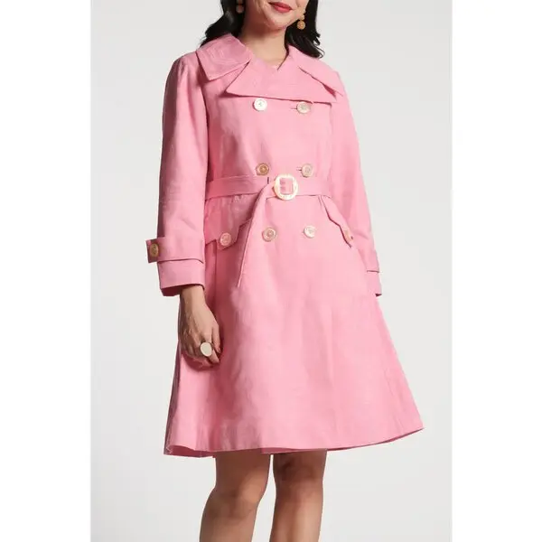 FRANCES VALENTINE Jacqueline Parasol Coat - Pink