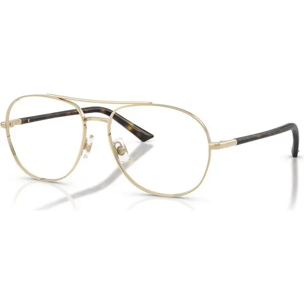 JIMMY CHOO 56mm Pilot Optical Glasses - Gold