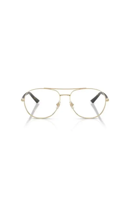 JIMMY CHOO 56mm Pilot Optical Glasses - Gold
