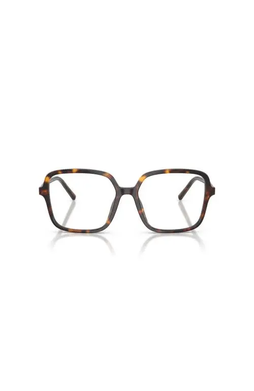 Dolce & Gabbana 55mm Square Optical Glasses - Tortoise